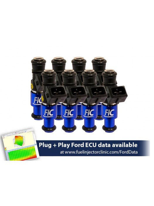Fuel Injector Clinic (FIC) 1200cc Injector Set for Ford Shelby GT500 ...