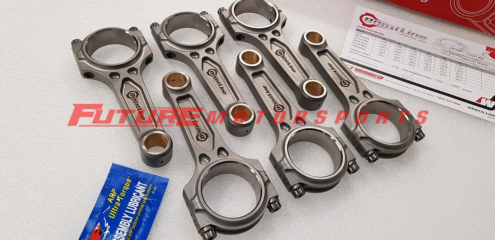 Boostline Nissan RB Series Connecting Rod Set, 121.00 mm Length ARP625 ...